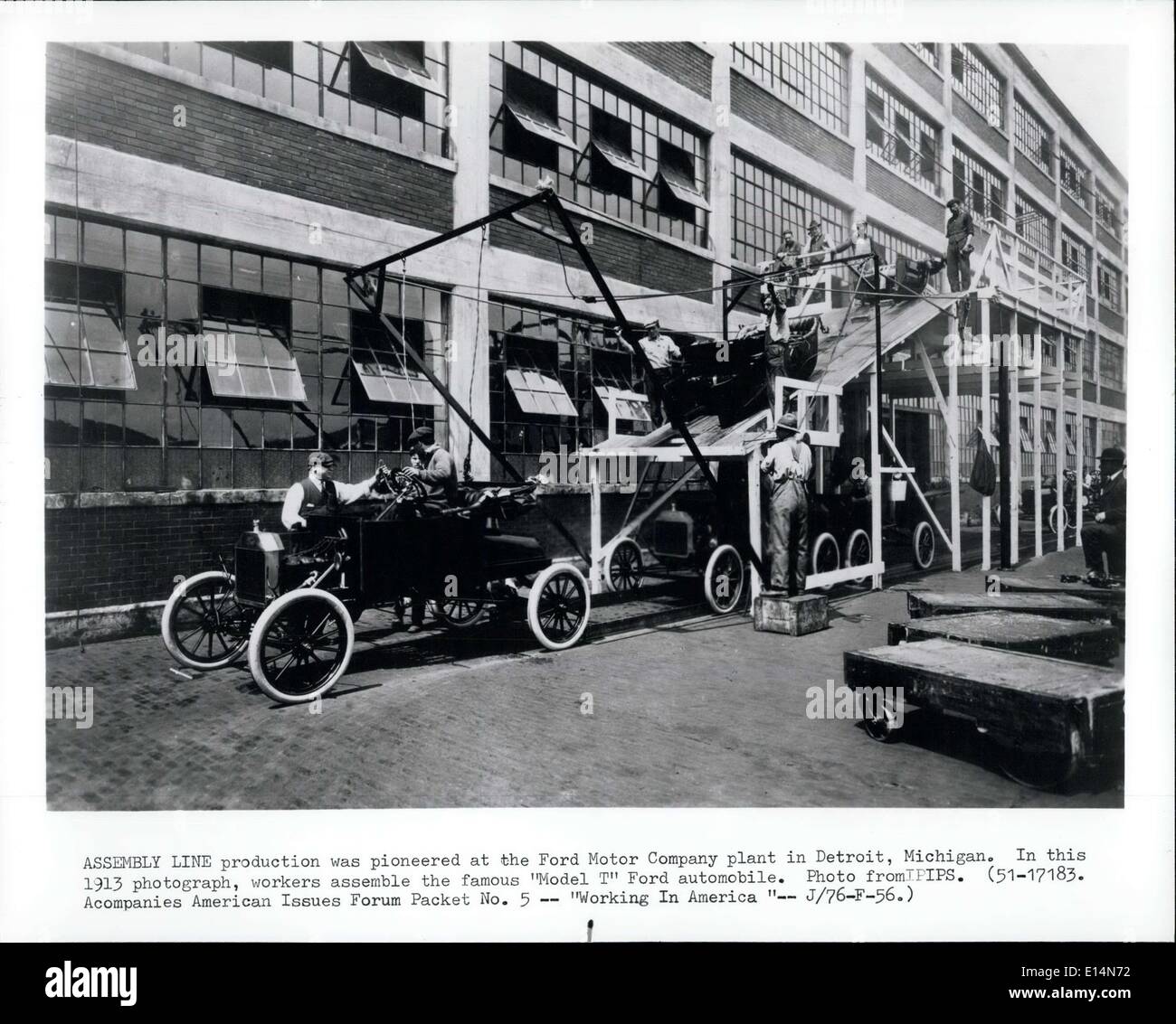Ford model t assembly line hi-res stock photography and images - Alamy