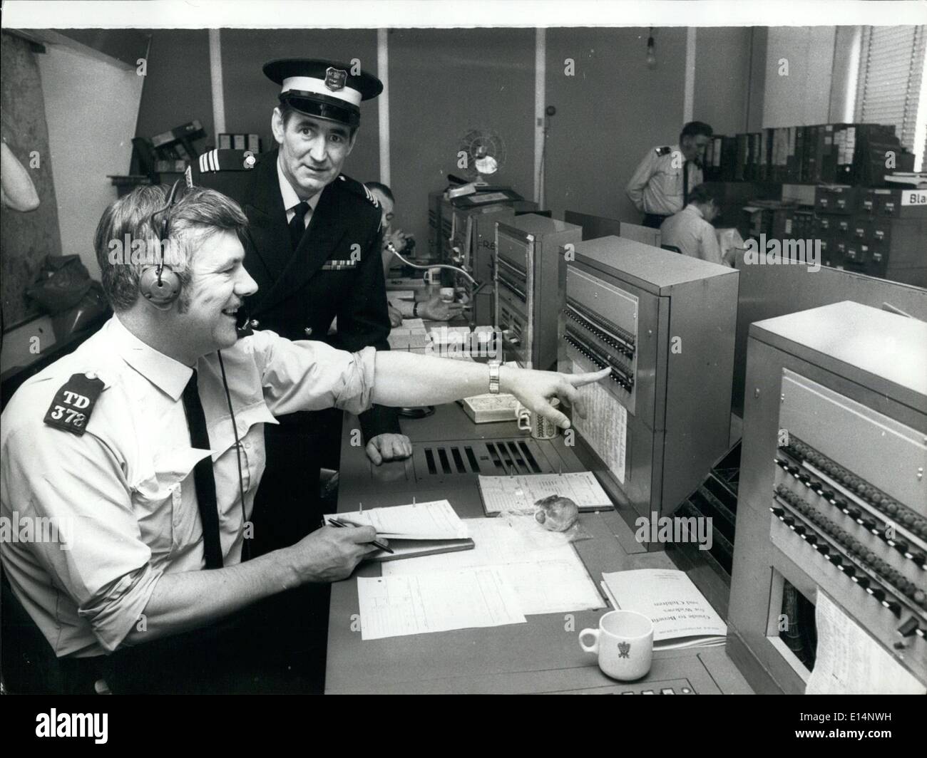 Apr. 18, 2012 - Photo shows Mr. Tom Cook right in the control room at ...