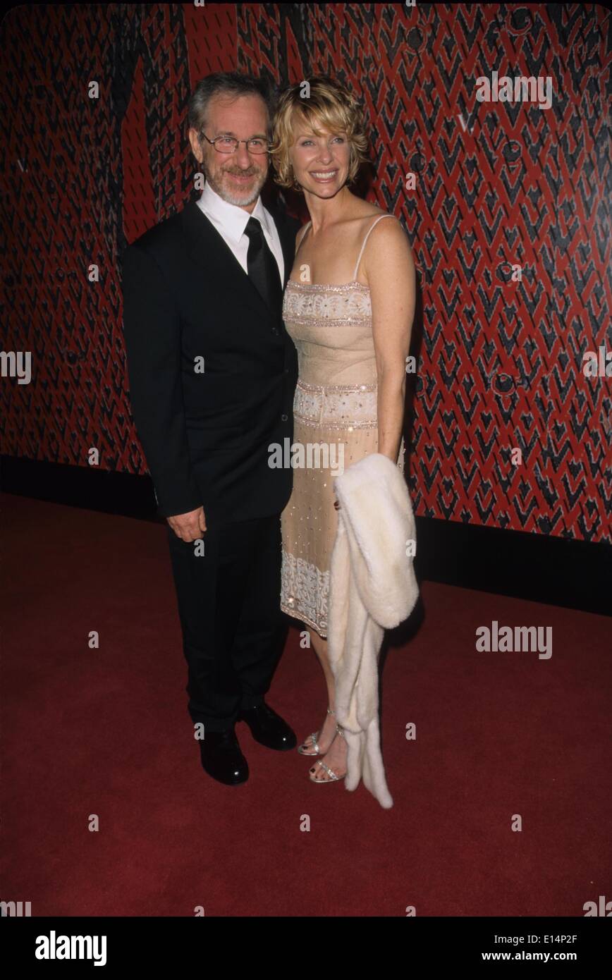 KATE CAPSHAW with Steve Spielberg.Valentino party at Pacific Design ...