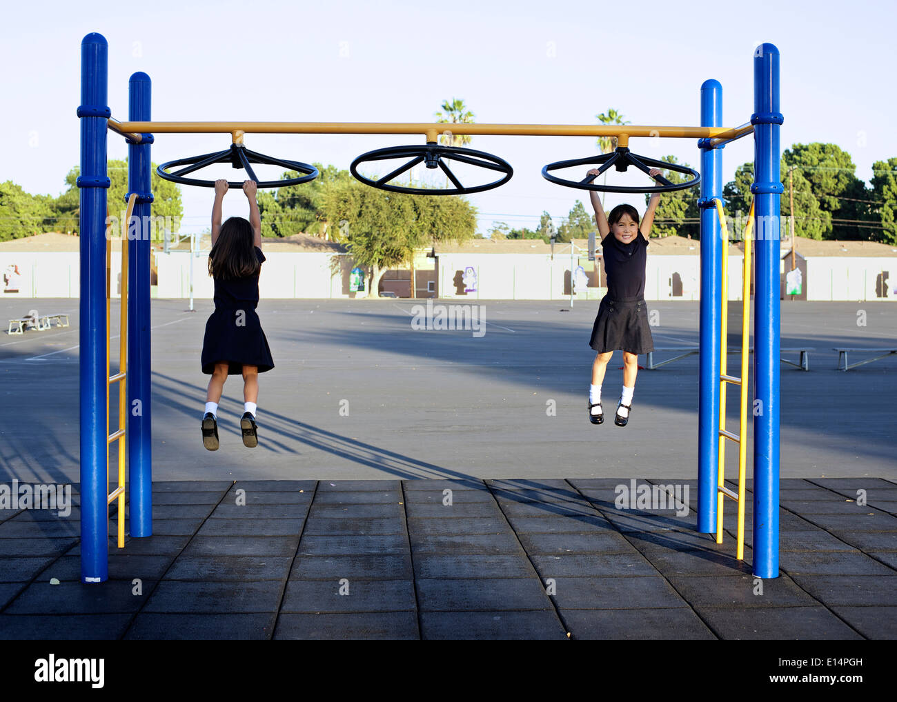 Children school playground hi-res stock photography and images - Alamy