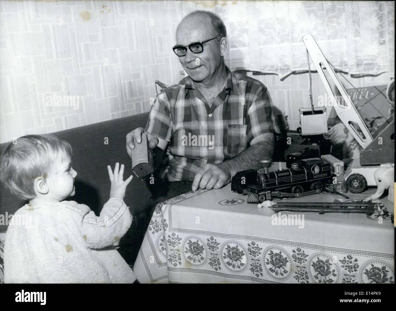 Apr. 12, 2012 - Pictured here is 55 year old Herbert M?ller. He repaired the toys of two year ...