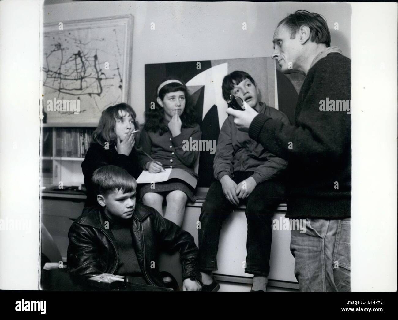 Apr. 18, 2012 - Smoking in class - Headmaster East teaches Stock Photo ...