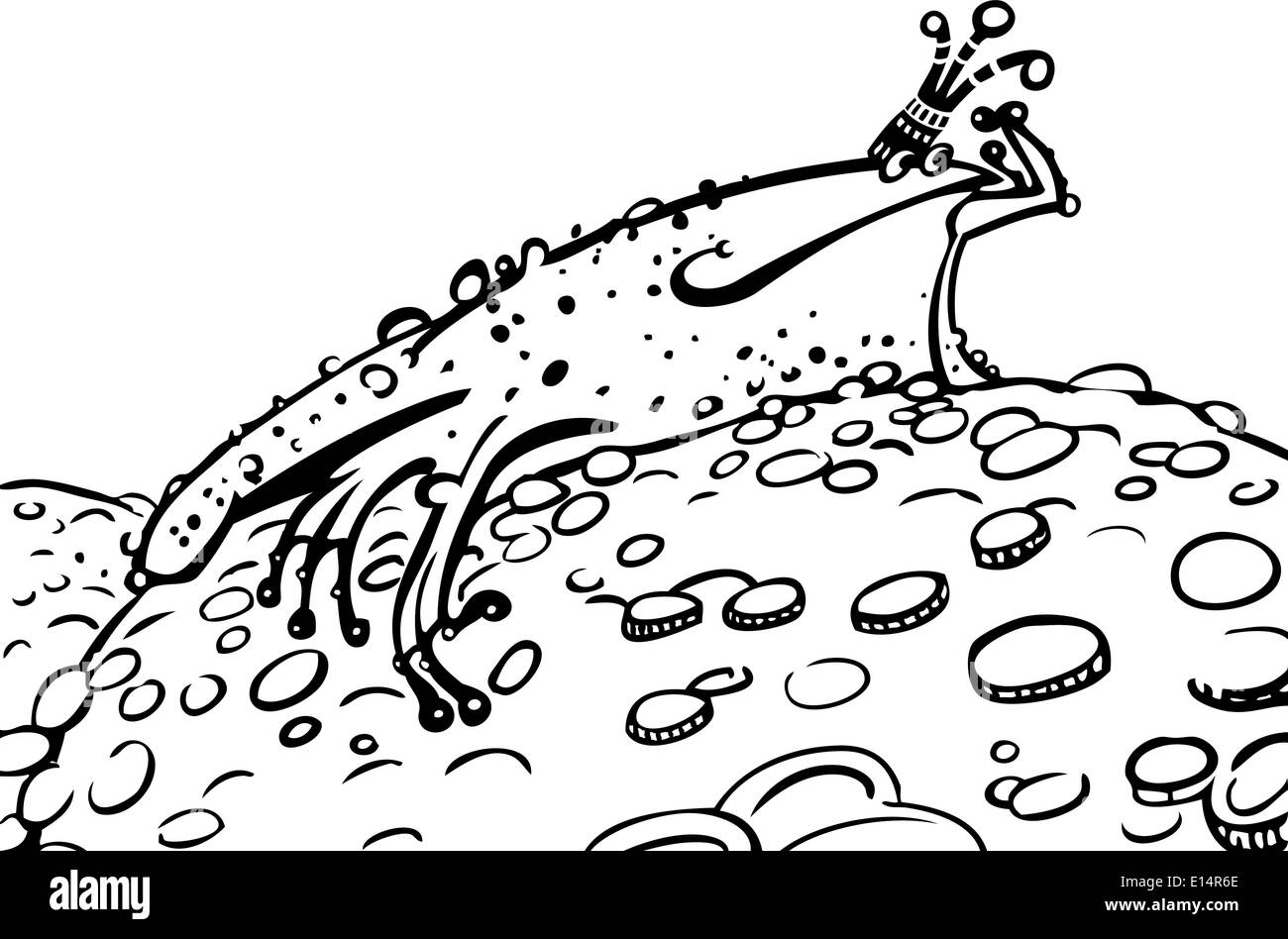 Frog princess Black and White Stock Photos & Images - Alamy