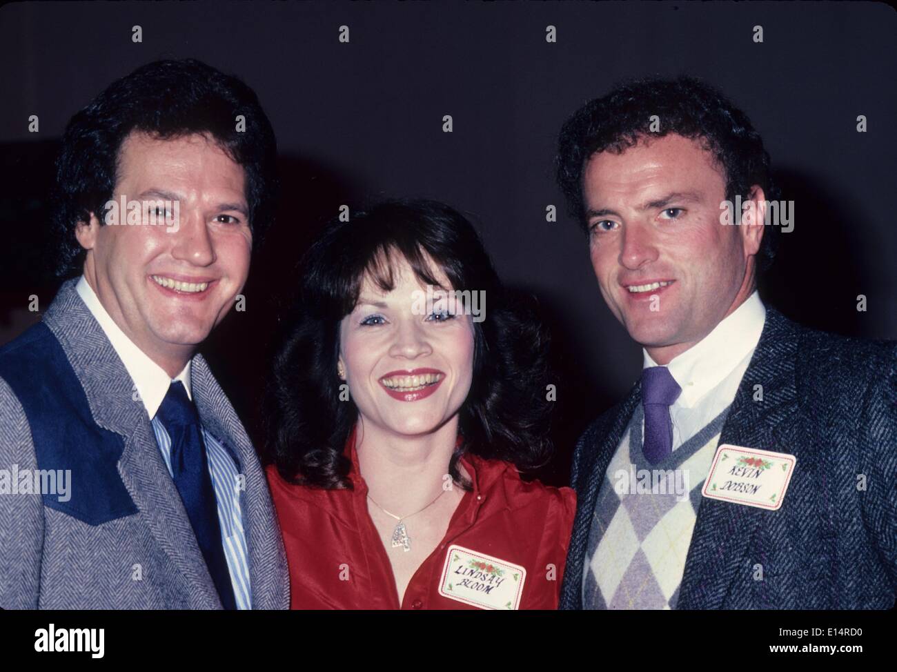 LINDSAY BLOOM with her husband Mayf Nutter (left) and Kevin Dobson ...