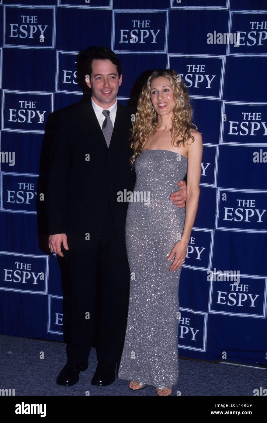 MATTHEW BRODERICK with Sarah Jessica Parker.The 7th annual Espy Awards ...