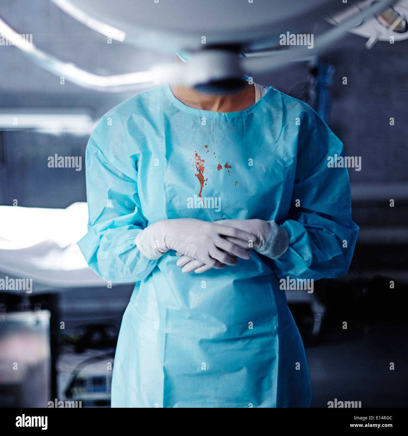 Blood splatter close up hi-res stock photography and images - Alamy