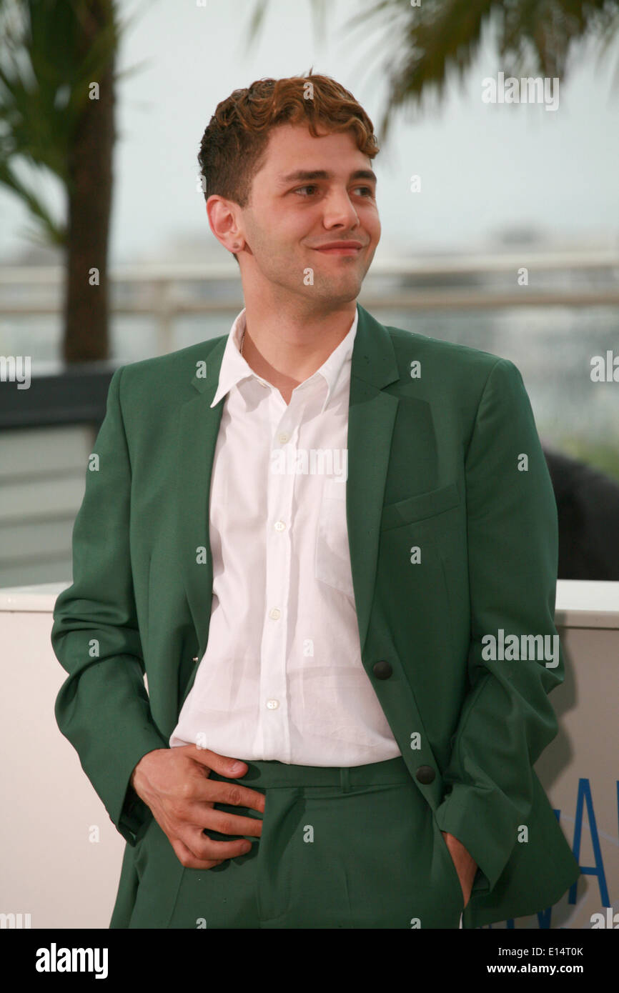 Cannes, France. 22nd May, 2014. Director Xavier Dolan at the photo call ...
