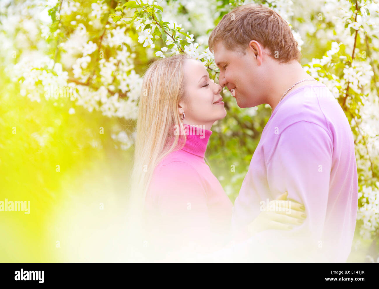 Love affection portrait happy flirt hi-res stock photography and images ...