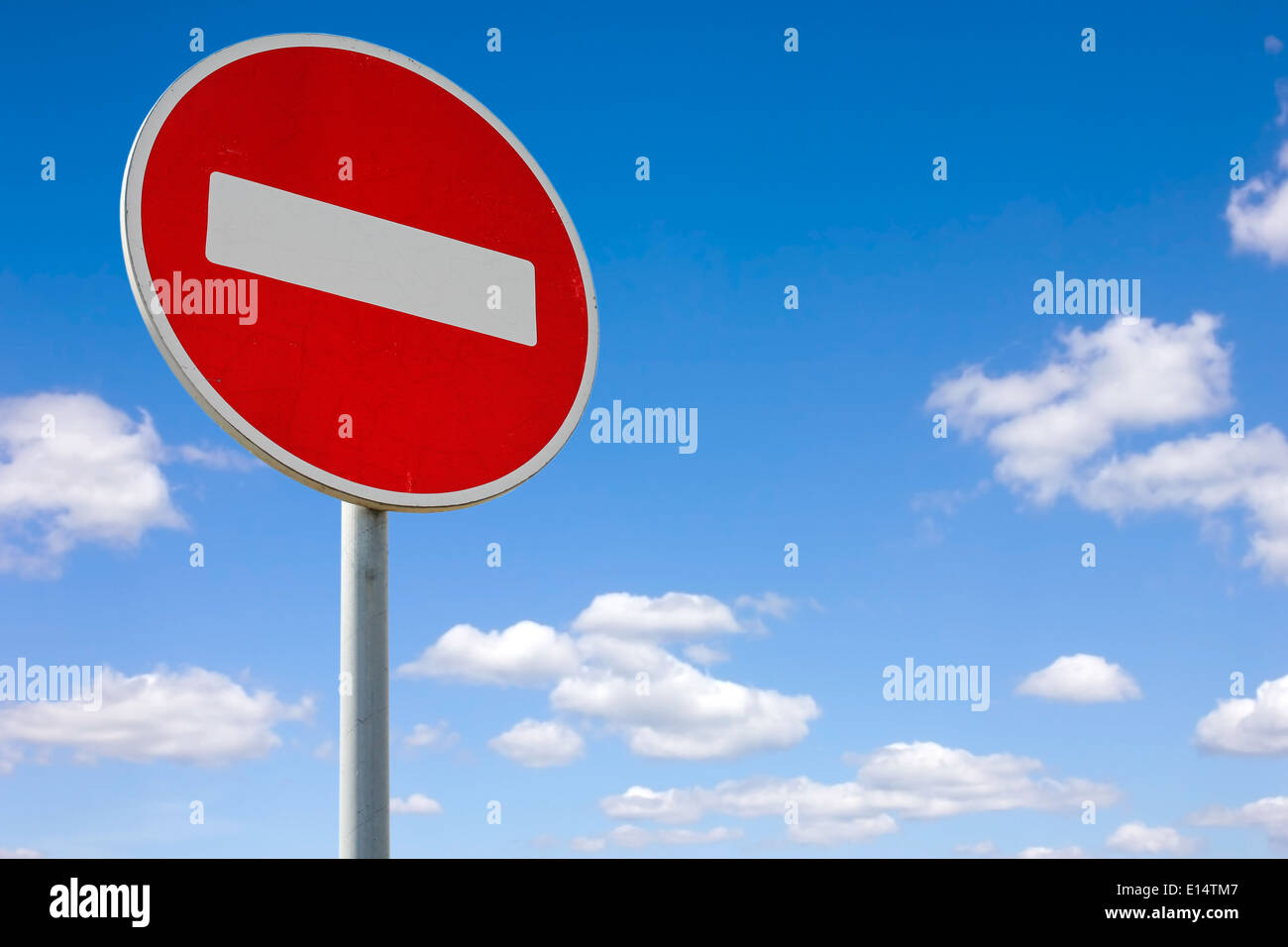 Roadside red stop sign on a cloudy background Stock Photo - Alamy