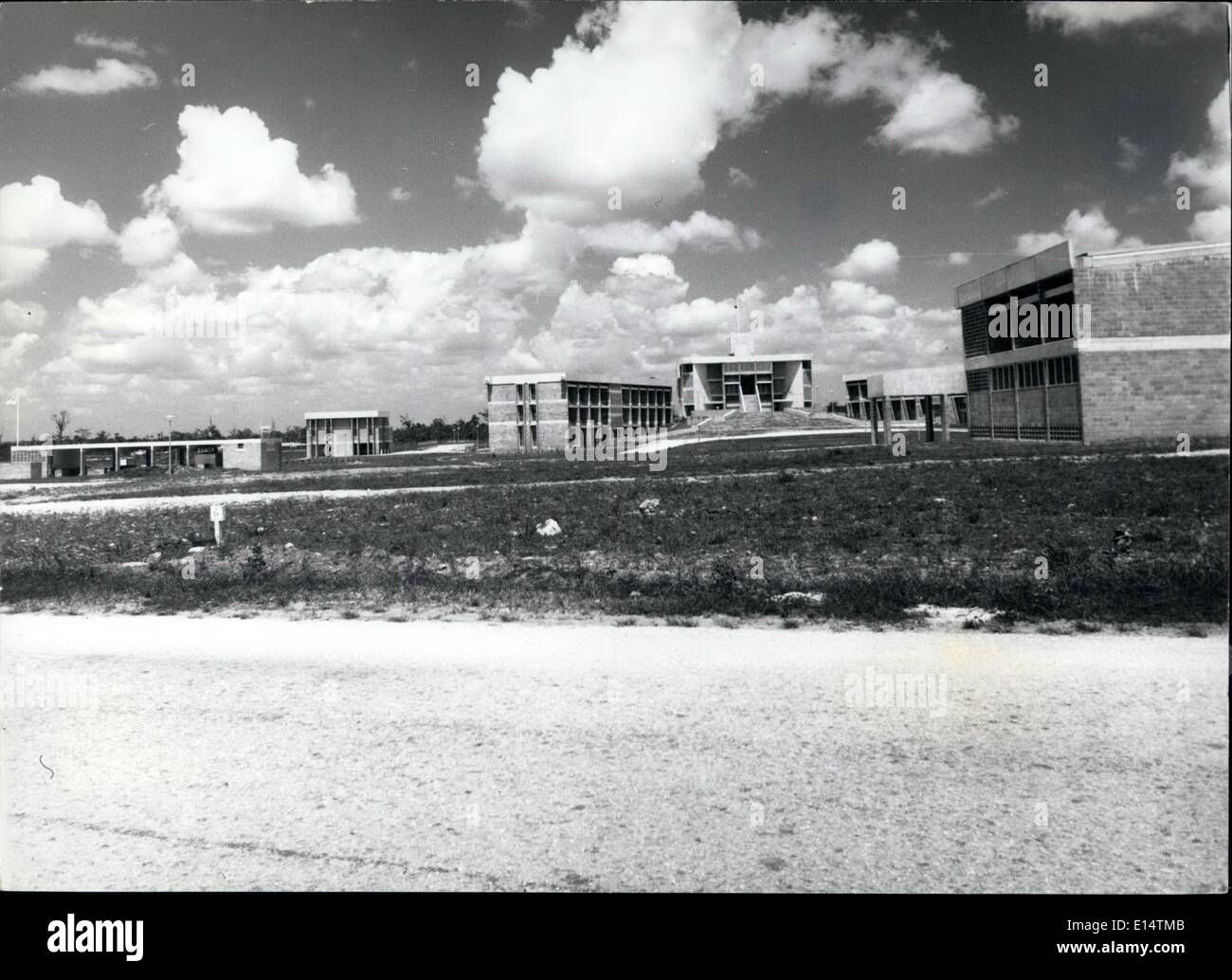 Apr. 18, 2012 - Government buildings in Belmopan, New Capital city of ...