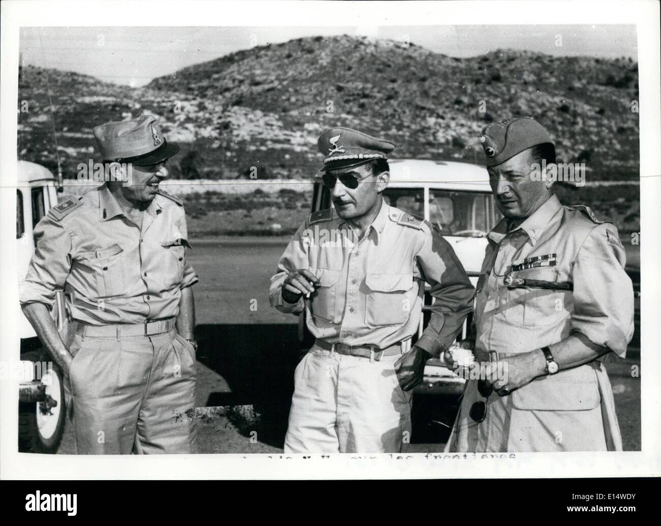 Apr. 18, 2012 - United Nations Obeservers in the Lebanon.: Photo shows ...