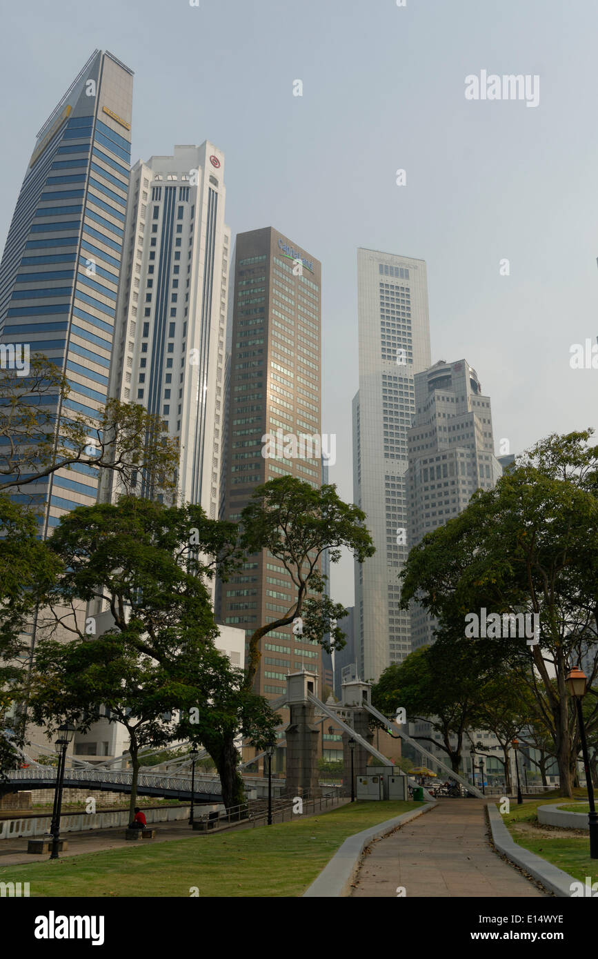 Singapore office buildings hi-res stock photography and images - Alamy