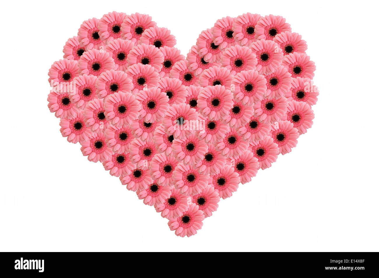 Heart made of flowers hi-res stock photography and images - Alamy
