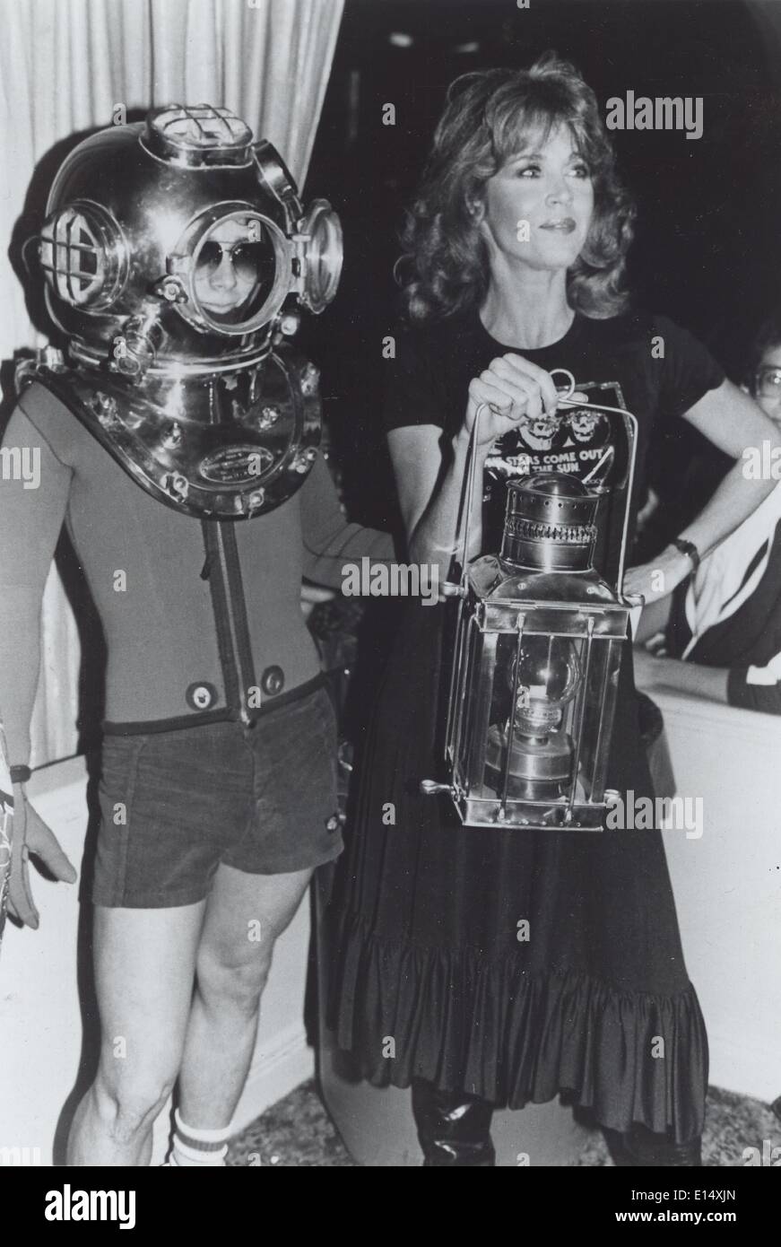 JANE FONDA Willie Aames.Supplied by Photos, inc.(Credit Image ...