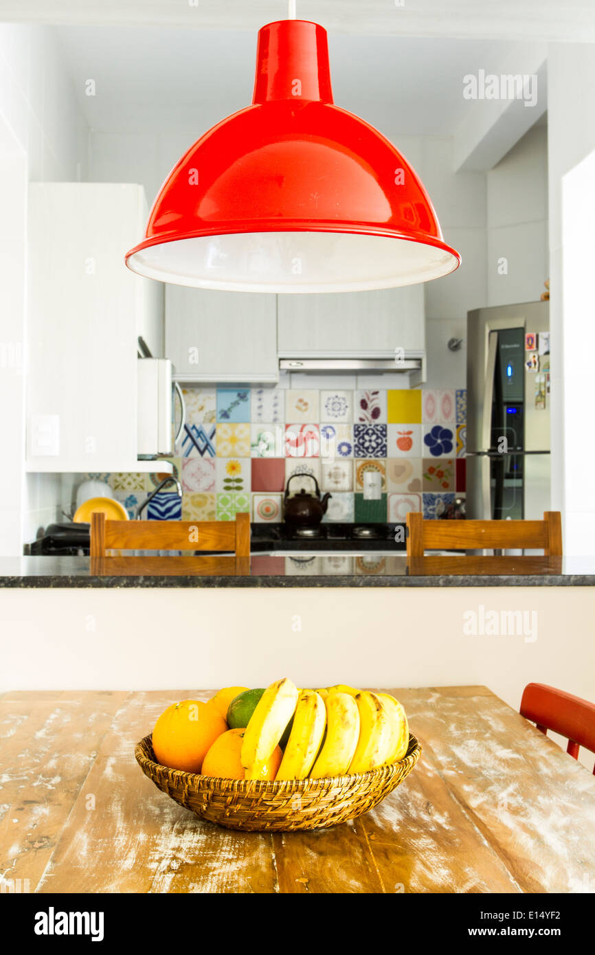 Interior of a contemporary apartment. Florianopolis, Santa Catarina ...