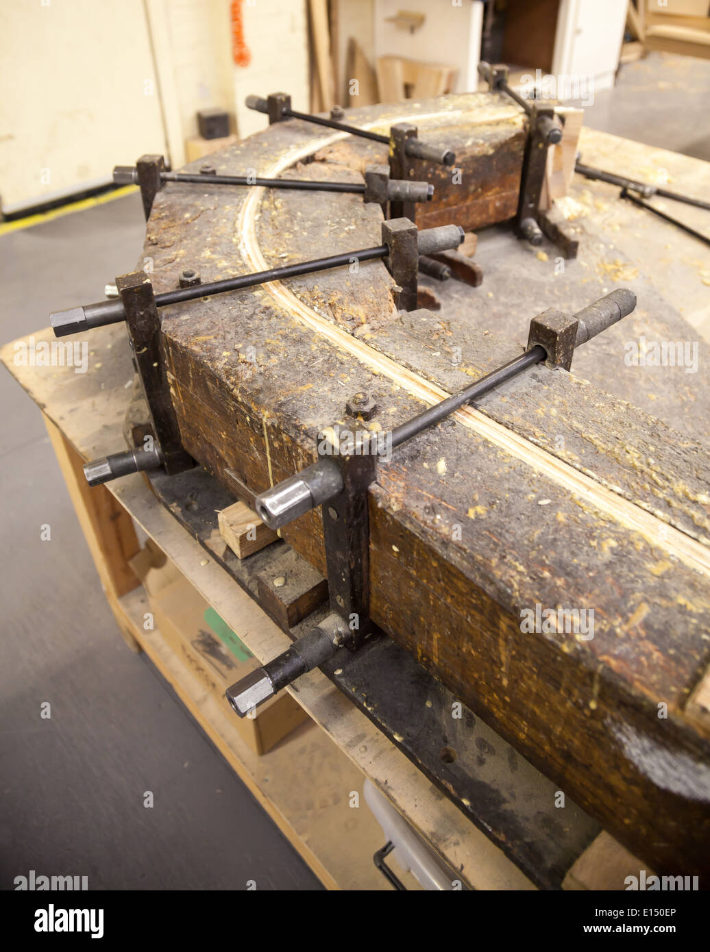 Cars being assembled by hand using Ash wood and Aluminium on the ...