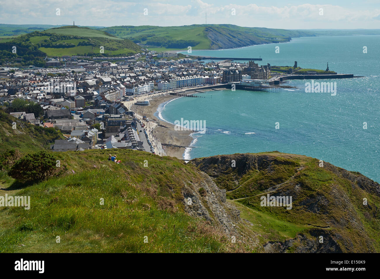 Aberystwyth sea view hi-res stock photography and images - Alamy