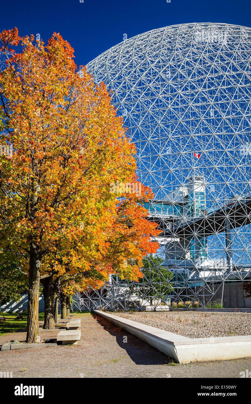 The Biosphere structure on the island of Saint Helene in Jean Drapeau ...