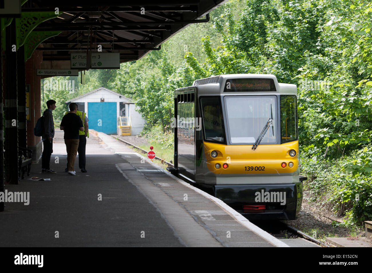 Stourbridge Shuttle train at Stourbridge Junction station, West ...