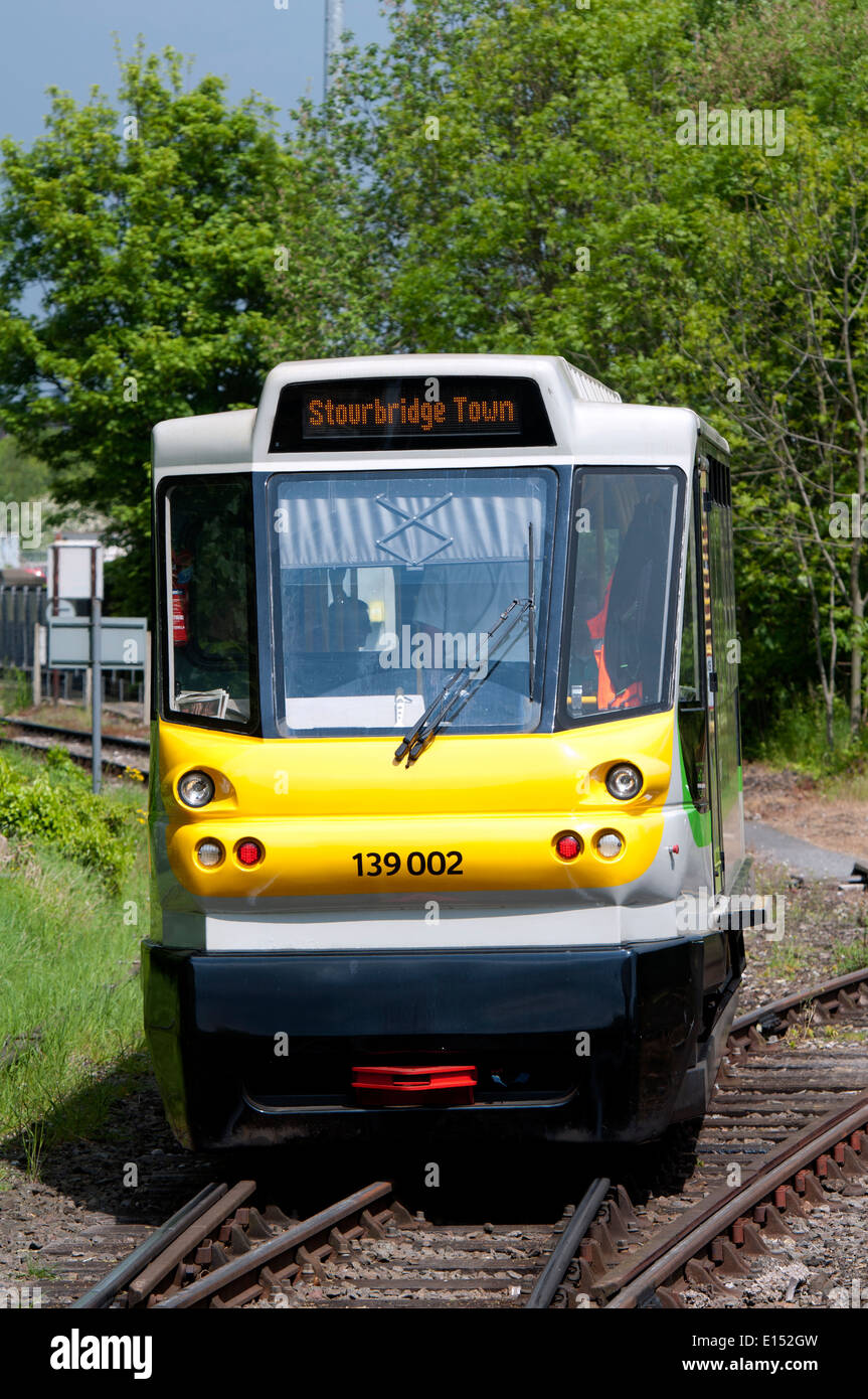 Stourbridge Shuttle train at Stourbridge Junction station, West ...