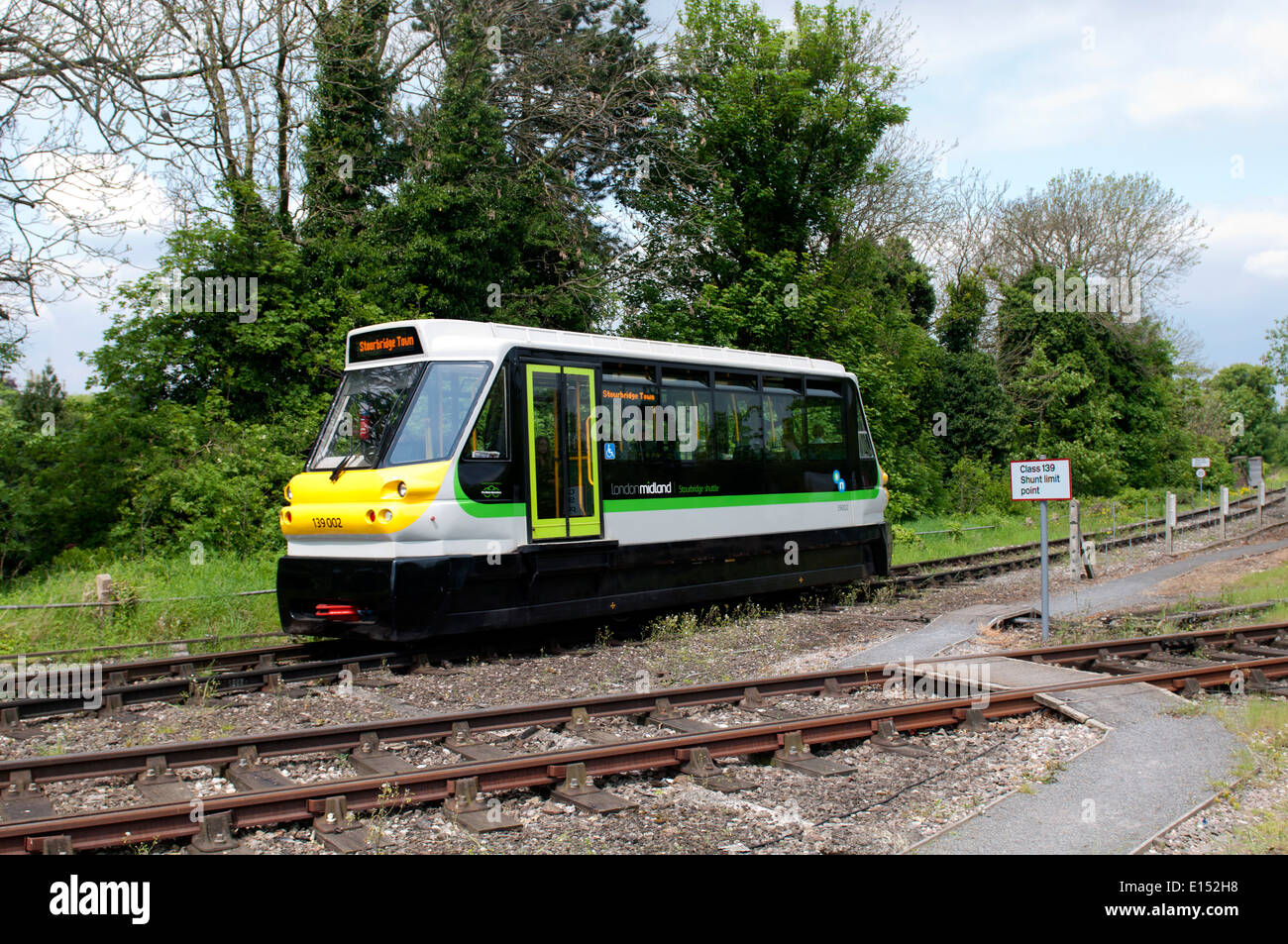 Stourbridge Shuttle train at Stourbridge Junction , West Midlands, UK ...