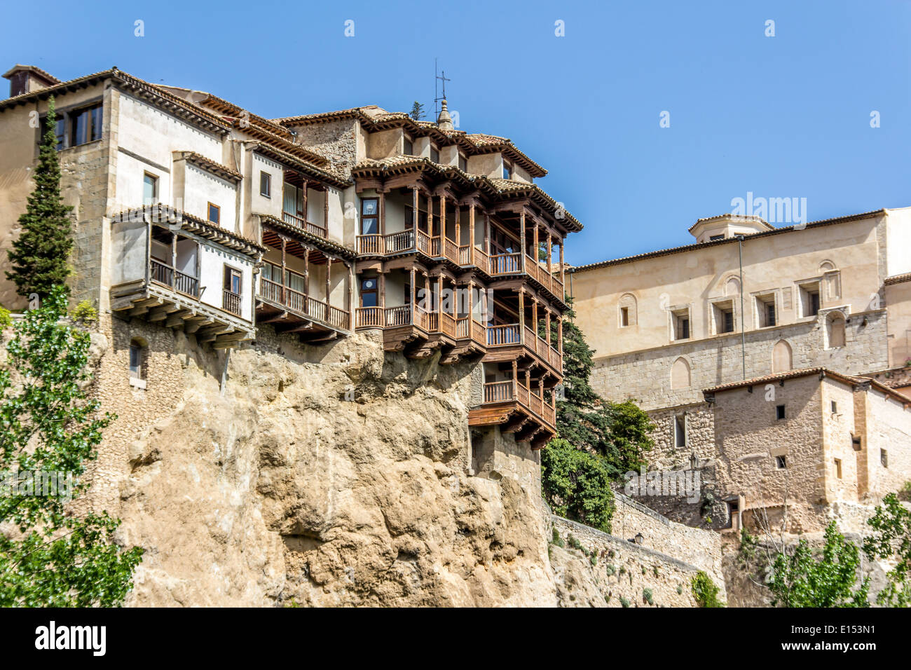 Las Casas Colgadas, The Hanging Houses of Cuenca Stock Photo - Alamy