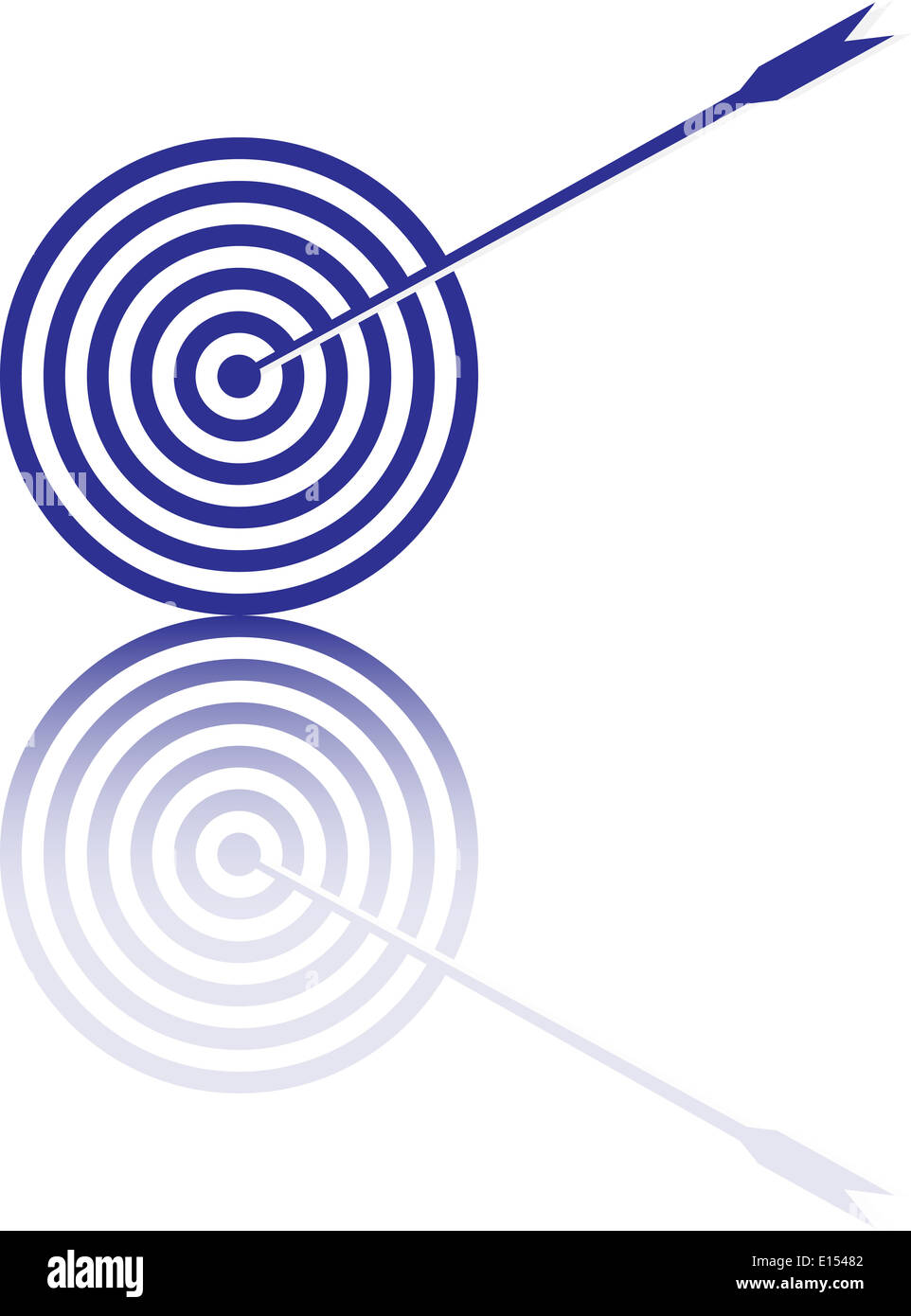 Vector background of arrows and target symbolizing success and good ...