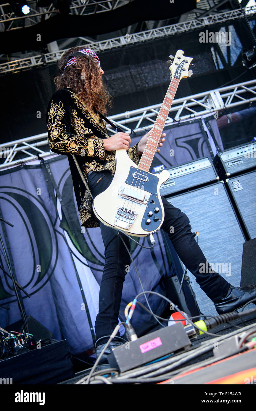 Toronto, Ontario, Canada. 18th May, 2014. Wolfmother on stage at Rock ...