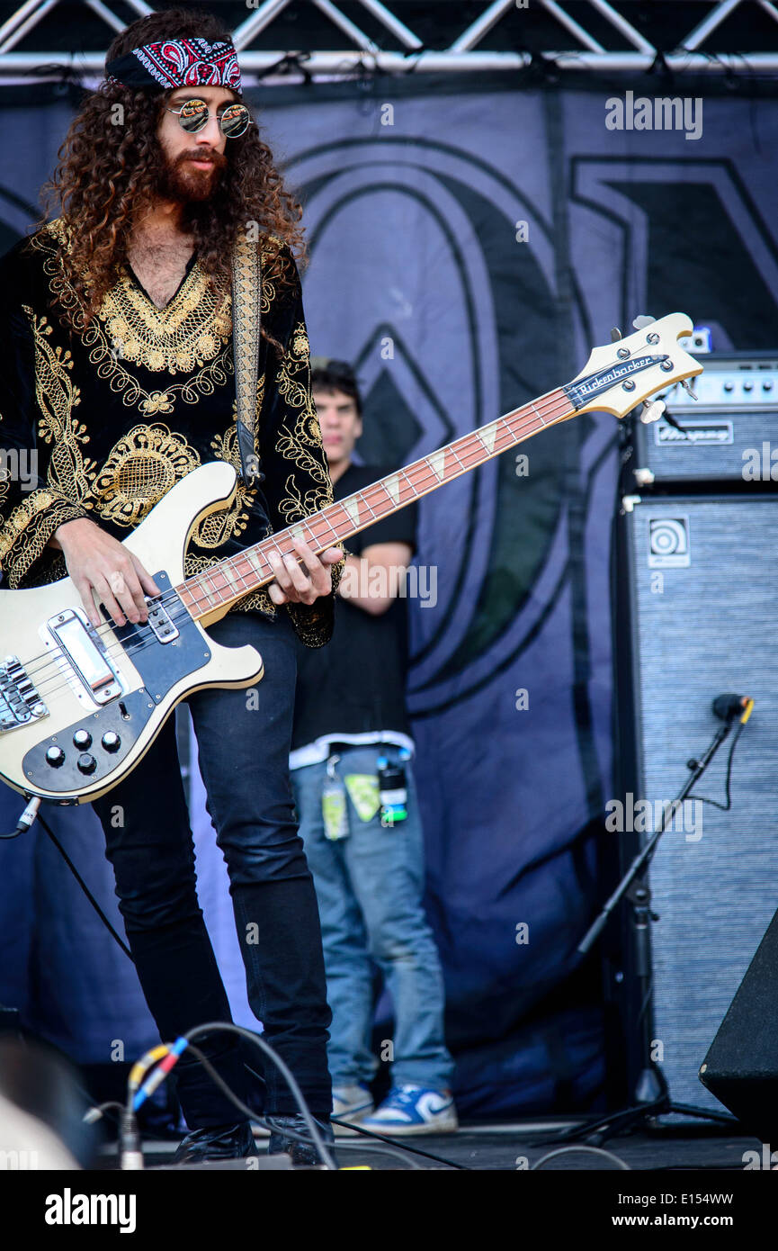 Toronto, Ontario, Canada. 18th May, 2014. Wolfmother on stage at Rock ...