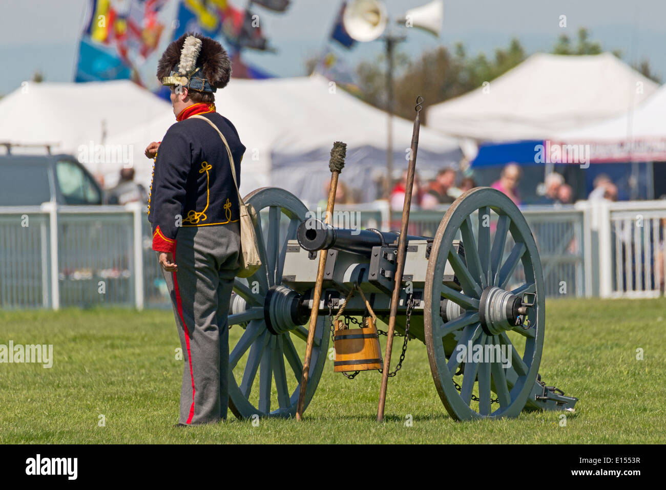 Anglesey Hussars Mona Showground Anglesey North Wales Uk Stock Photo ...