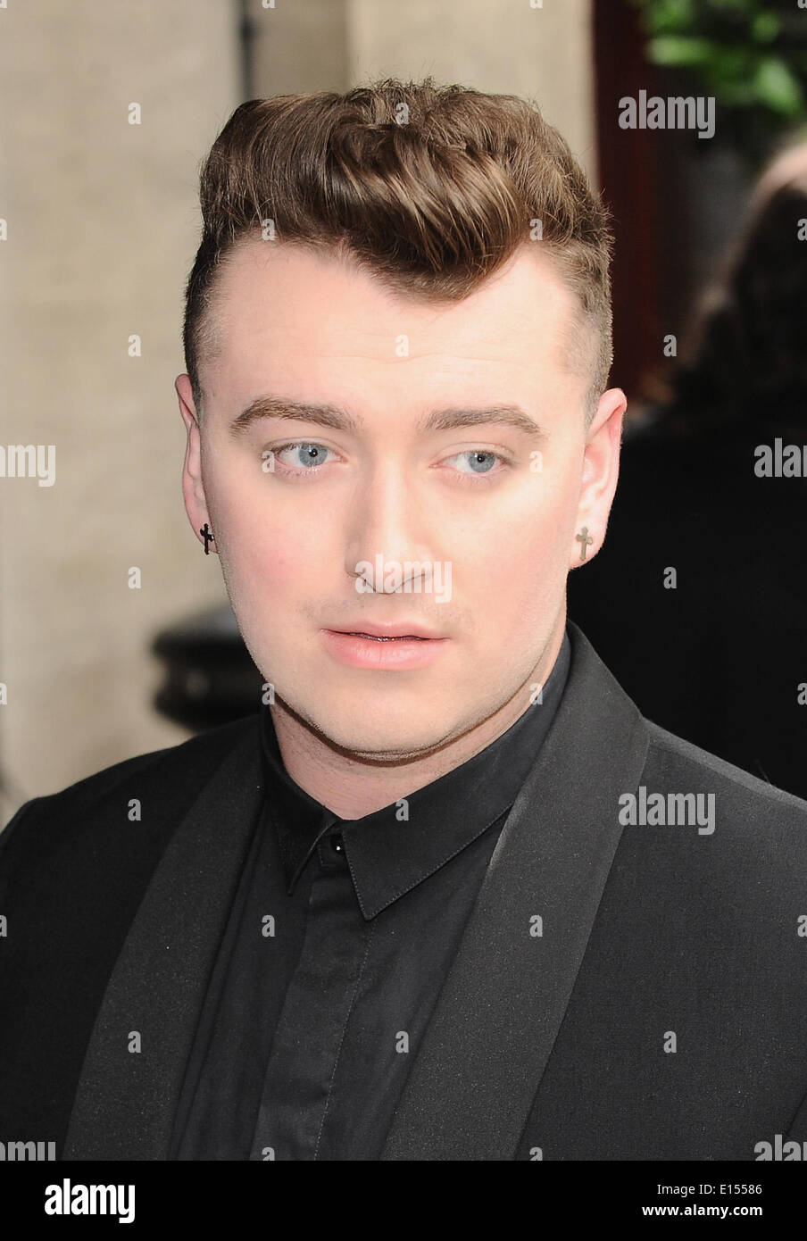 London, UK, UK. 22nd May, 2014. Sam Smith arrives for the 'Ivor Novello ...