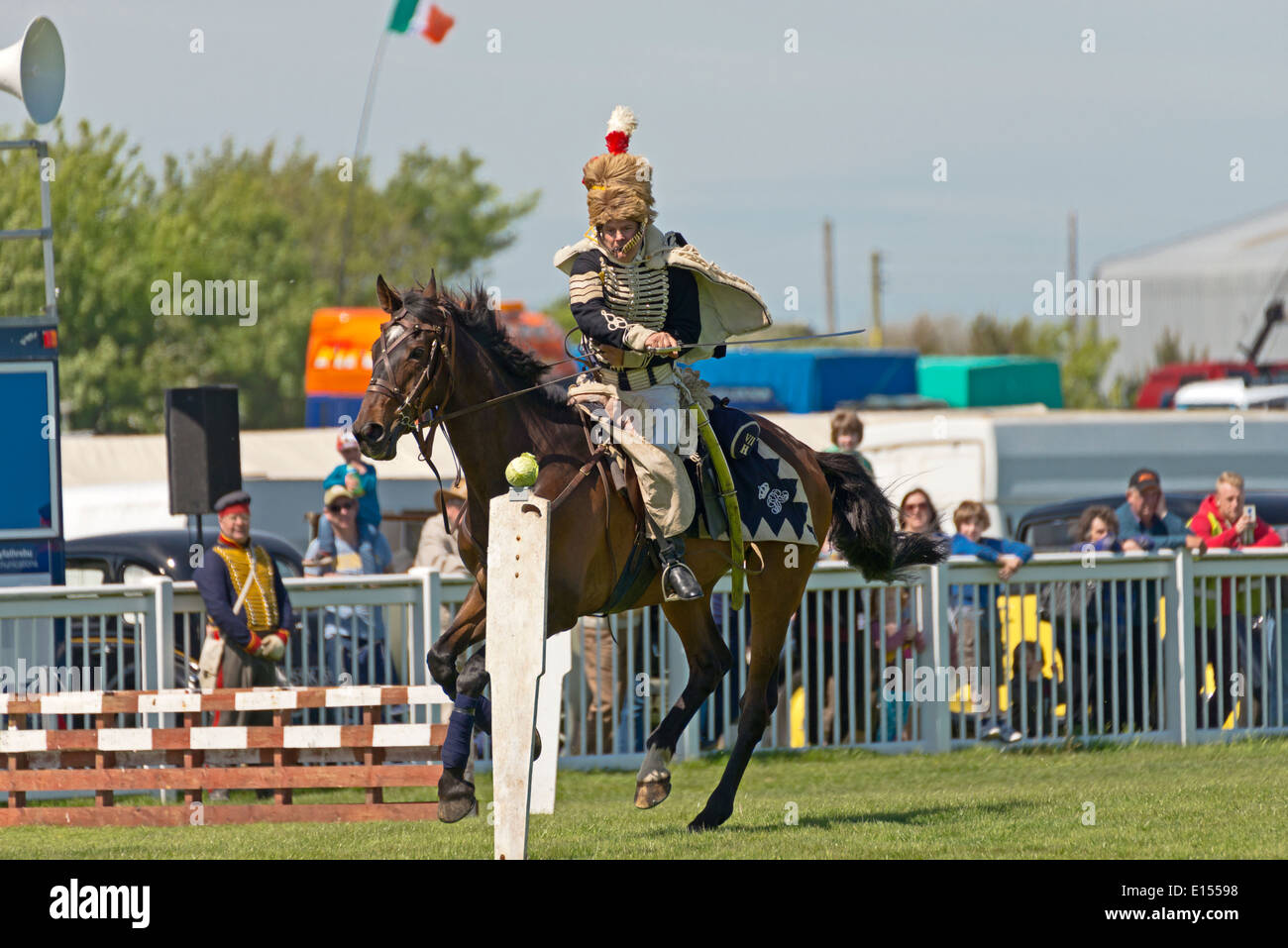 Anglesey Hussars Mona Showground Anglesey North Wales Uk Stock Photo ...