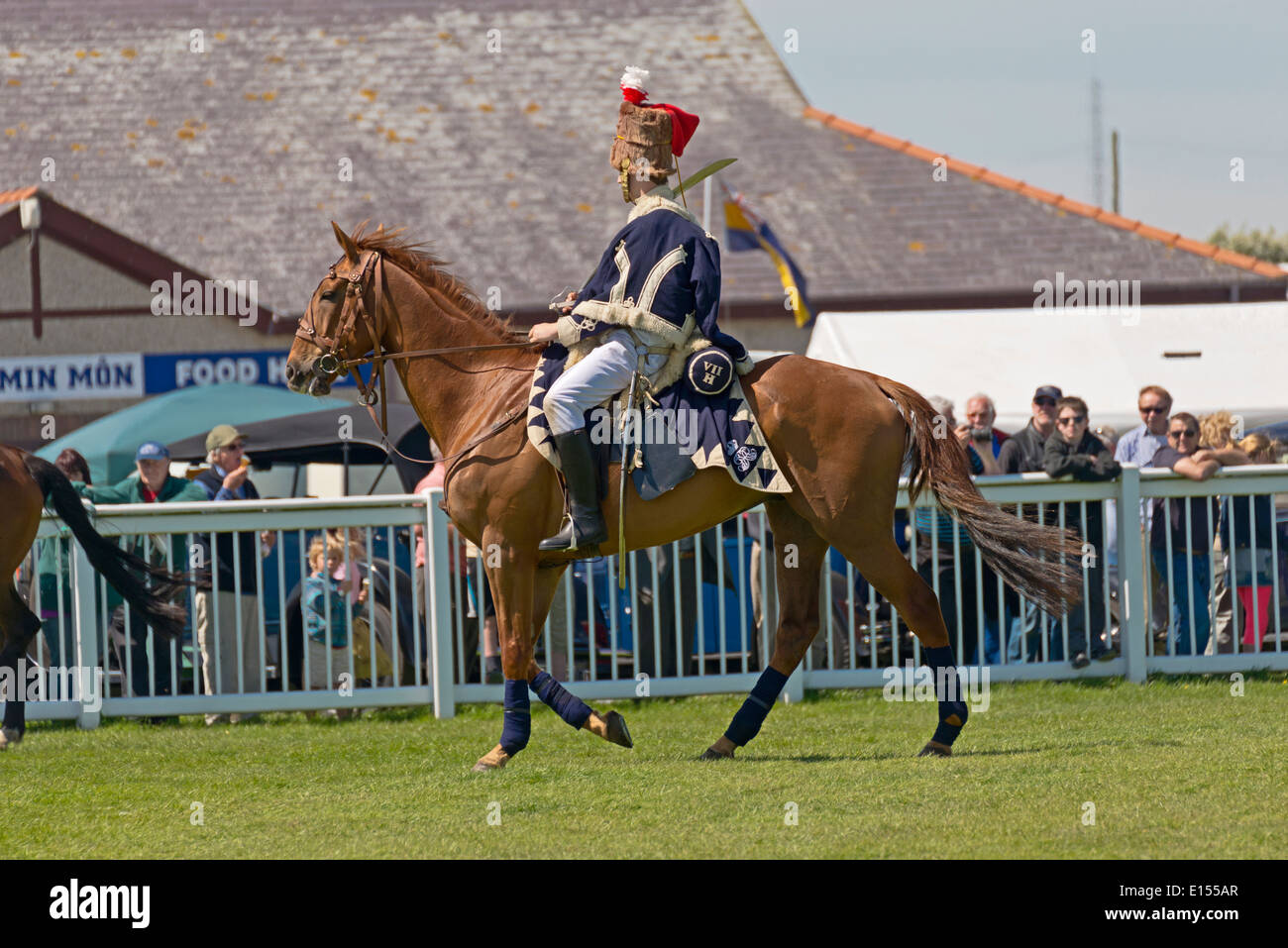 Anglesey Hussars Mona Showground Anglesey North Wales Uk Stock Photo ...