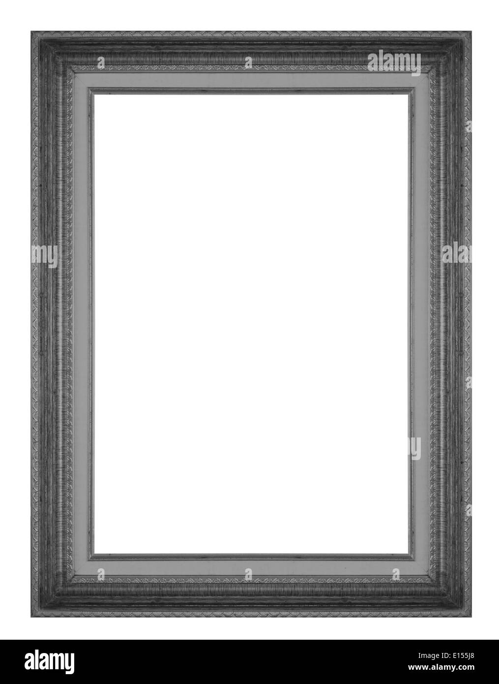 Black picture frame isolated on abstract background Stock Photo - Alamy