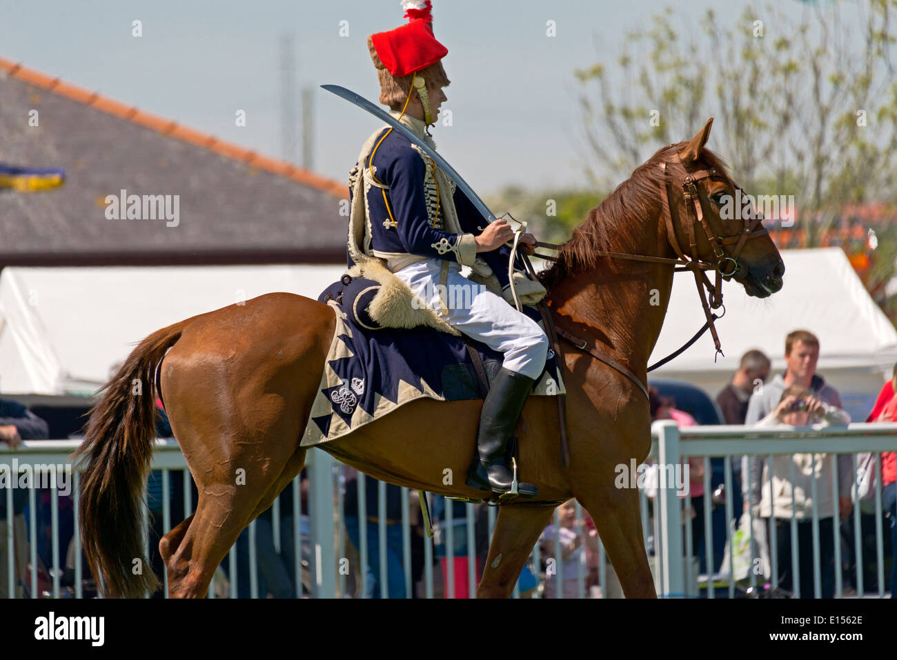 Anglesey Hussars Mona Showground Anglesey North Wales Uk Stock Photo ...