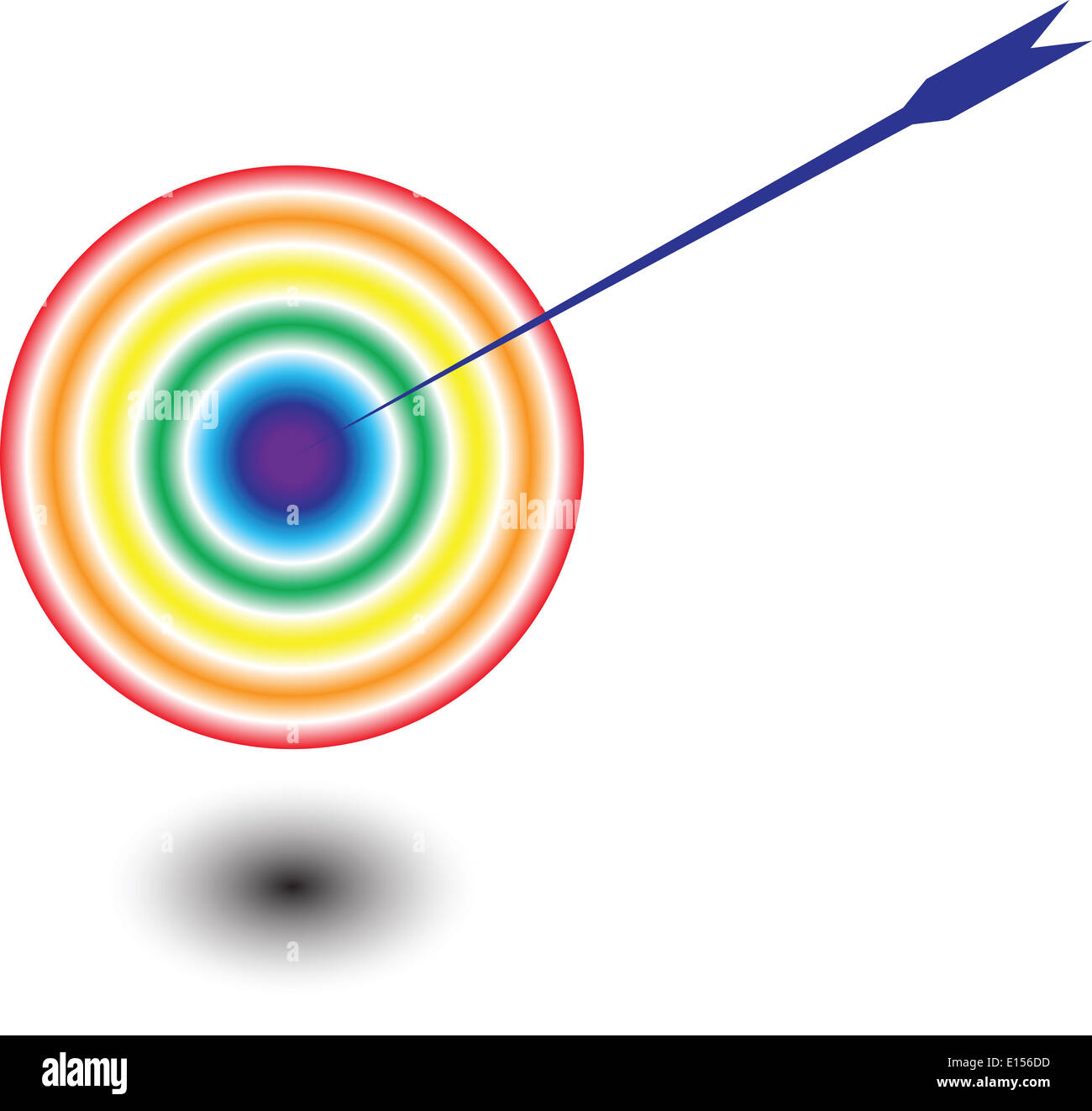 Vector background of arrows and target symbolizing success and good ...