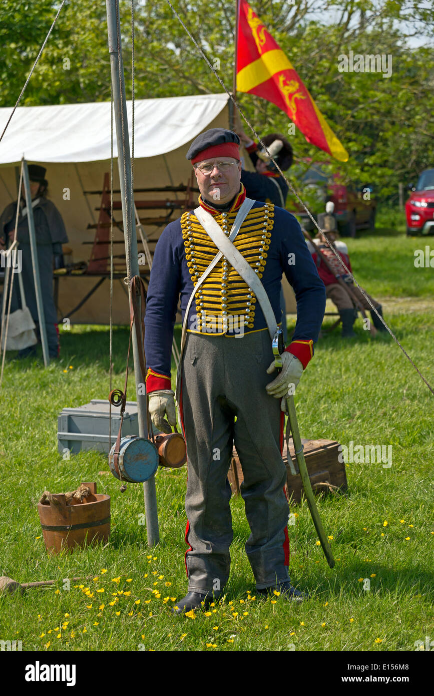 Anglesey Hussars Mona Showground Anglesey North Wales Uk Stock Photo ...