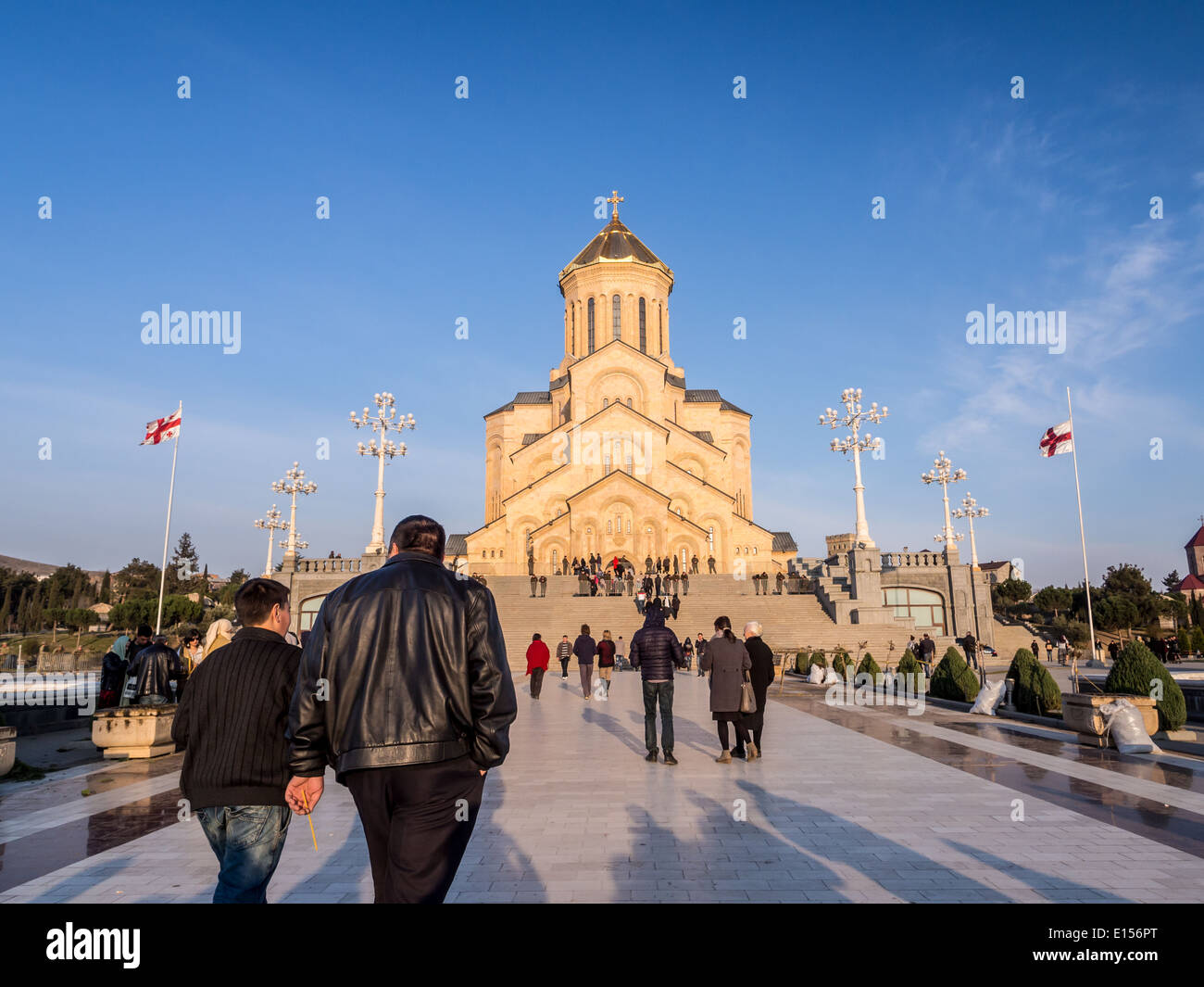 The Holy Trinity Cathedral (Sameba) in Tbilisi, Georgia Stock Photo - Alamy