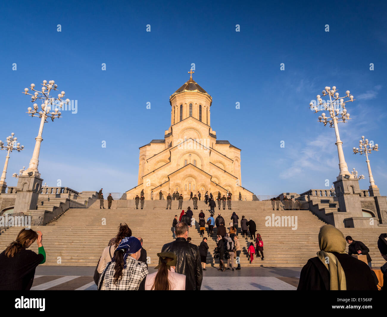 The Holy Trinity Cathedral (Sameba) in Tbilisi, Georgia Stock Photo - Alamy