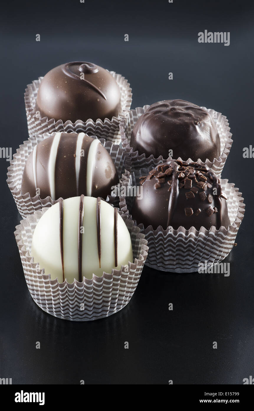 Five chocolate hi-res stock photography and images - Alamy