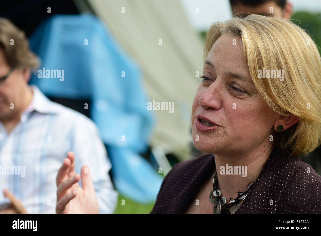 Natalie Bennett, leader of the Green Party, A British political party ...
