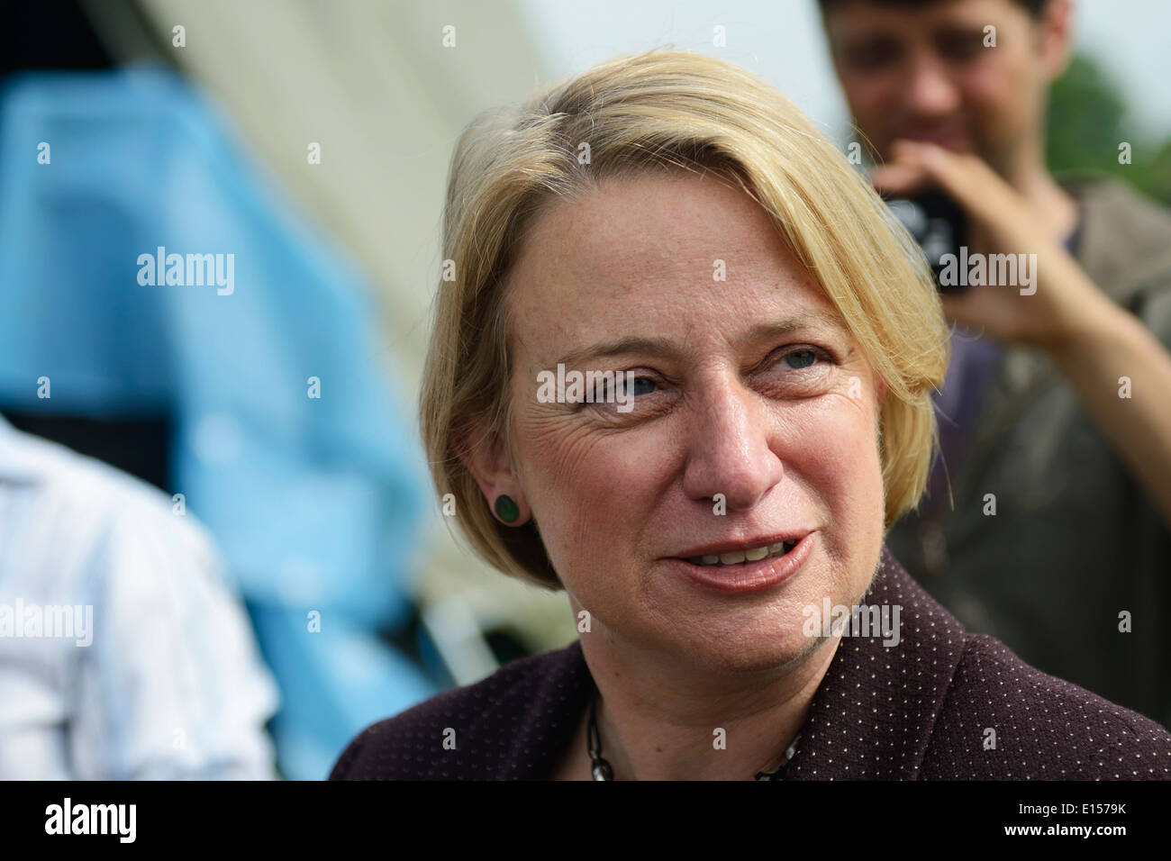 Natalie Bennett, leader of the Green Party, A British political party ...