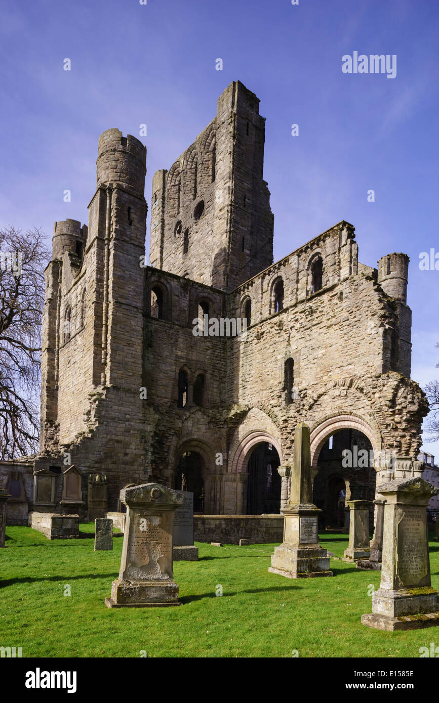 Kelso, Scotland - the Abbey Stock Photo - Alamy