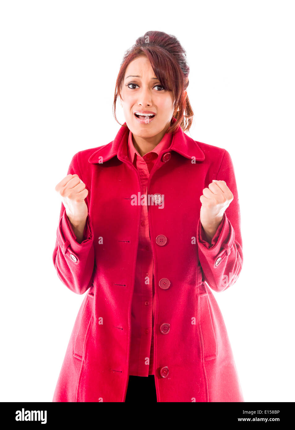Frustrated Indian young woman Stock Photo - Alamy