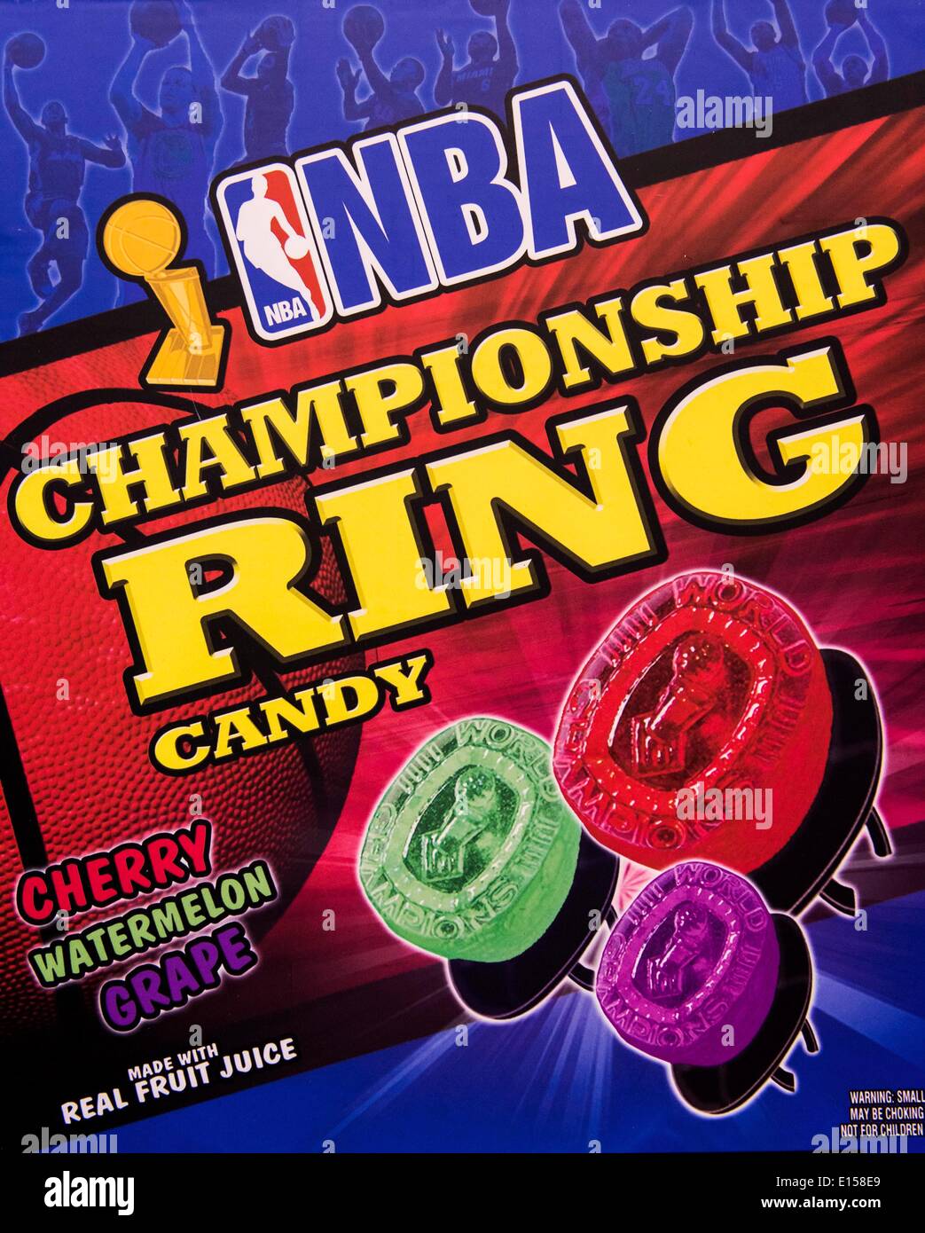 Chicago, Illinois, USA. 21st May, 2014. Packaging for NBA-licensed ...