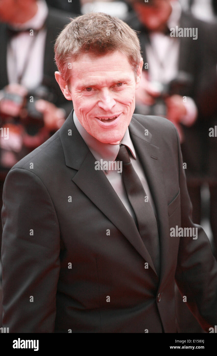 Cannes, France. 22nd May, 2014. Willem Dafoe at Jimmy’s Hall gala ...