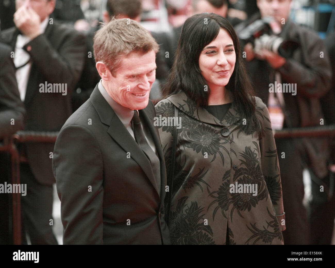Cannes, France. 22nd May, 2014. Willem Dafoe and Giada Colagrande at ...