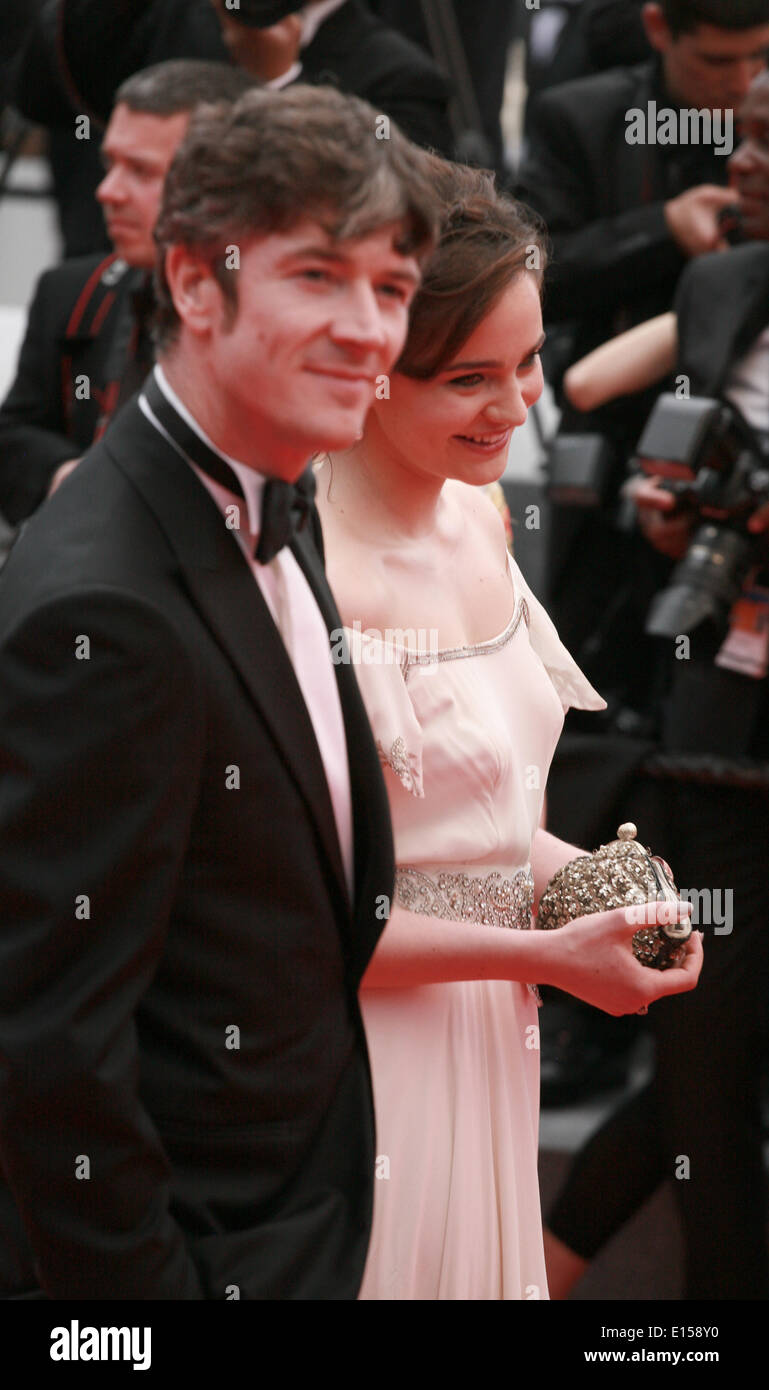 Cannes, France. 22nd May, 2014. Barry Ward and Aisling Franciosi at ...