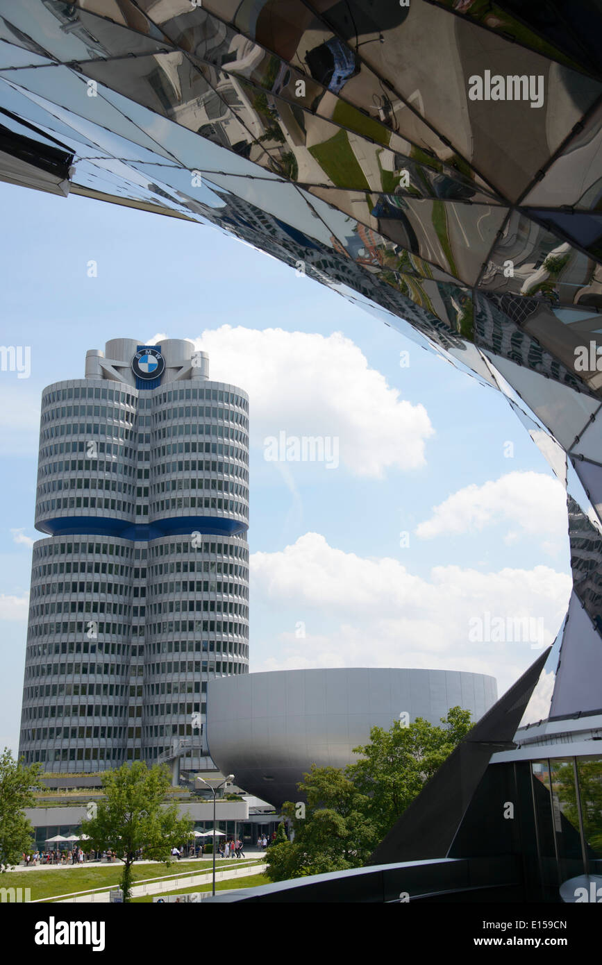 BMW Museum ,BMW Factory Stock Photo - Alamy