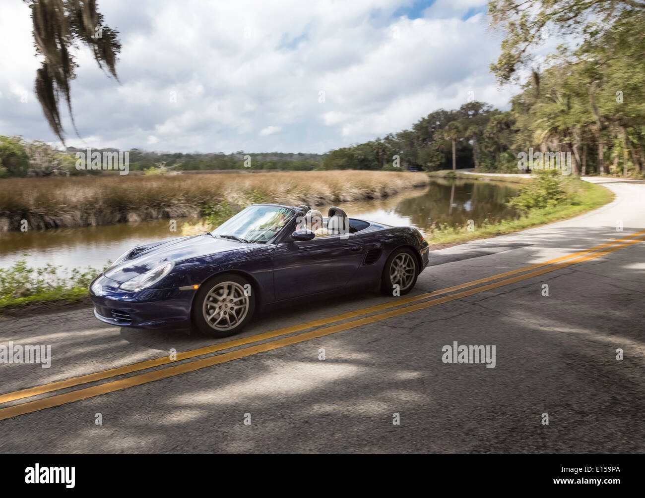 Porsche boxster side view hi-res stock photography and images - Alamy